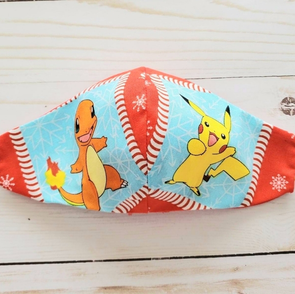 Other | Face Mask Pokemon Pikachu Bulbasaur | Poshmark